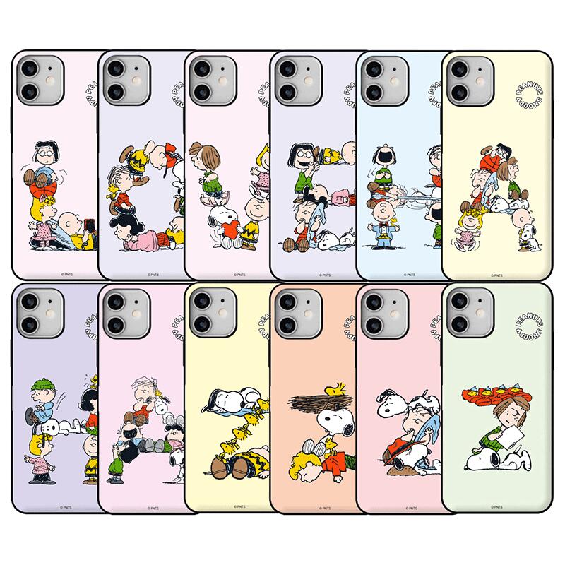 【商品名】 ピーナッツ スヌーピー アルファベット ゲーム iPhone Galaxy マグネット カード ドア バンパー ケース カバー スマホケース PEANUTS SNOOPY ALPHABET GAME CARD DOOR BUMP...