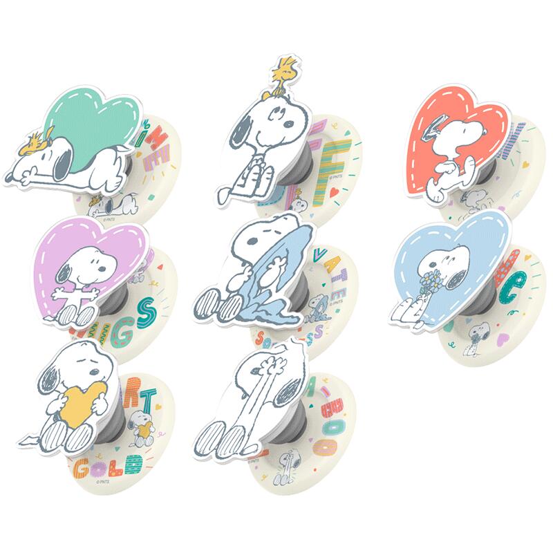 【商品名】 ピーナッツ スヌーピー テキスト アクリル グリップ Magsafe 対応 スマホスタンド 強力磁石仕様 かわいい スマホグリップ グリップホルダー スマホリング シンプル スタンド ホルダー 落下防止 携帯スタンド スマホ グ...