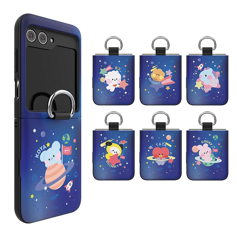 【商品名】 BT21 ミニニ スペース ギャラクシー Z フリップ 5 マグネット ドア バンパー ケース カバー スマホケース BT21 minini SPACE Galaxy Z Flip 5 MAGNETIC CARD DOOR BU...