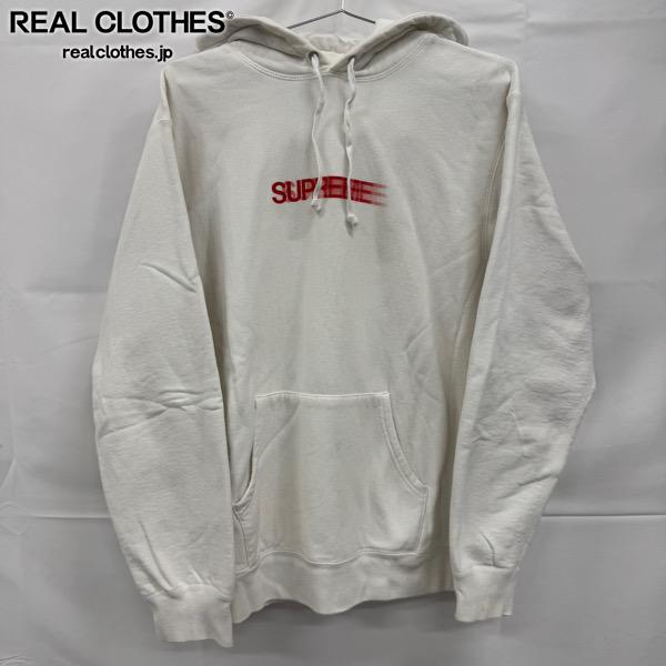 【中古】Supreme/シュプリーム【20SS】Motion Logo Hooded Sweatshirt/モーションロゴ フーデッド スウェットシャツ/パーカー/ホワイト/XL 商品説明 カラー　:ホワイト素材 ：お写真にございます品質表...