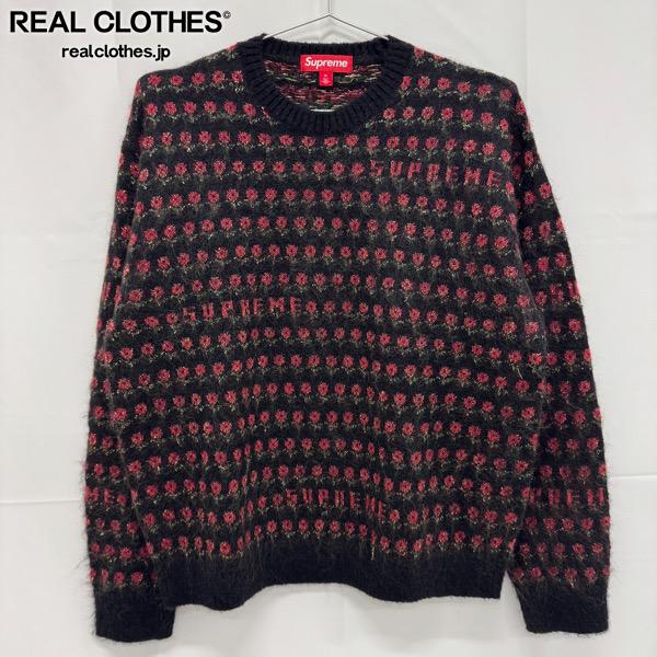 【中古】Supreme/シュプリーム【25AW】Flowers Metallic Sweater/フラワーズメタリックセーター/M 商品説明 カラー　：ブラック素材 ：お写真にございます品質表示タグをご確認ください。付属品 ：画像に写るもの...