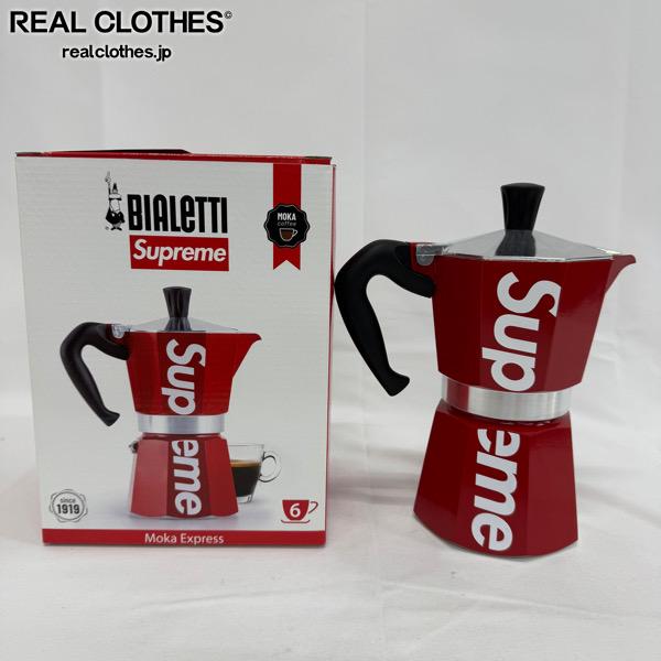 【中古】【未使用】Supreme×Bialetti/シュプリーム×ビアレッティ【19SS】Bialetti Moka Express/ビアレッティ モカ エキスプレス 商品説明 カラー　　：レッド付属品 ：画像に写るものが全てとなります。 ...