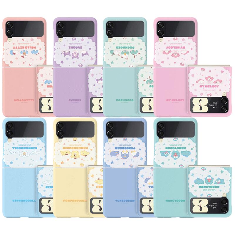 【商品名】 SANRIO CHARACTERS FUNNY MARU SLIM HARD Galaxy Z Flip 3 Galaxy Z Flip 4 Galaxy Z Flip 5 Galaxy Z Flip 6 7 ケース カバー ス...