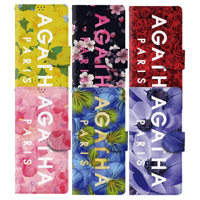 【商品名】 アガタ パリ フローラル 手帳型 iPhone Galaxy ケース カバー スマホケース AGATHA PARIS FLORAL DIARY WALLET CASE 【対応機種】 iPhone 15 / iPhone 15 P...