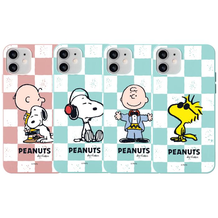 【商品名】 ピーナッツ スヌーピー チェッカボード iPhone Galaxy ソフトゼリー ケース カバー スマホケース PEANUTS SNOOPY CHECKERBOARD SOFT Jelly Case Cover 【対応機種】 i...