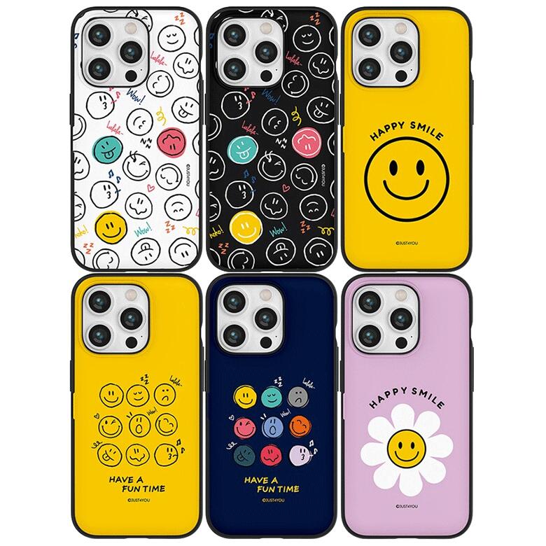 【商品名】 わいわい スマイル iPhone Galaxy マグネット カード ドア バンパー ケース カバー スマホケース WAGLE WAGLE SMILE MAGNET CARD DOOR BUMPER CASE COVER カード2...