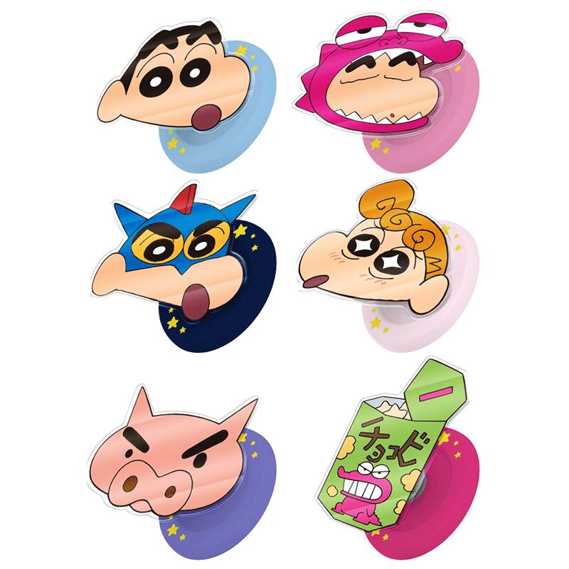 【商品名】 クレヨンしんちゃん 6種 Magsafe 対応 スマホスタンド 強力磁石仕様 かわいい スマホグリップ グリップホルダー スマホリング シンプル スタンド ホルダー 落下防止 携帯スタンド スマホ グリップスタンド マグセーフ対...