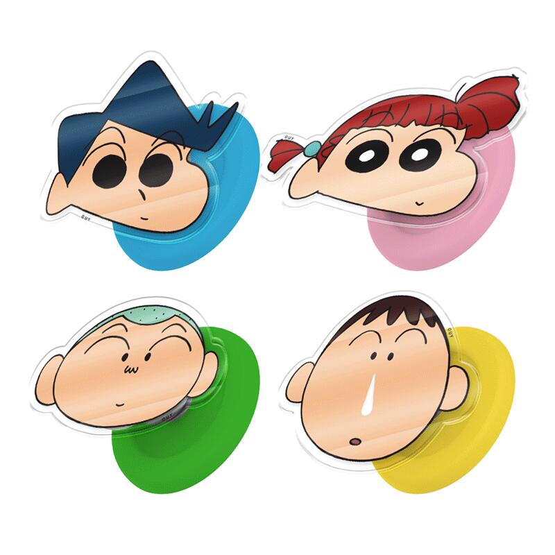 【商品名】 クレヨンしんちゃん 幼稚園友達 Magsafe 対応 スマホスタンド 強力磁石仕様 かわいい スマホグリップ グリップホルダー スマホリング シンプル スタンド ホルダー 落下防止 携帯スタンド スマホ グリップスタンド マグセ...