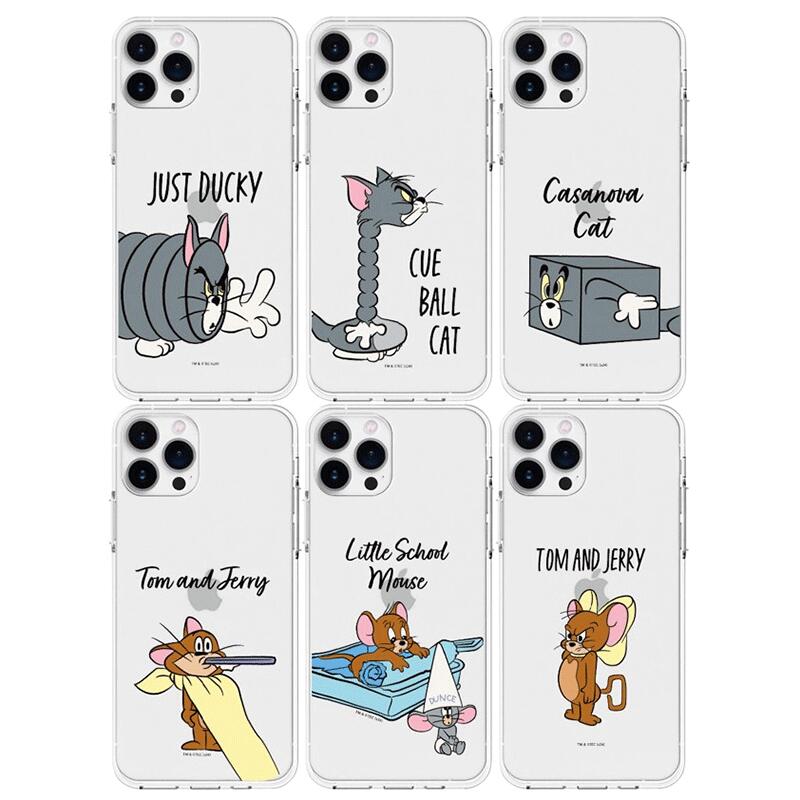 【商品名】 トムとジェリー iPhone Galaxy S1 透明ゼリー ケース カバー スマホケース TOM AND JERRY S1 CLEAR JELLY CASE COVER 【対応機種】 iPhone 17 / iPhone 17...