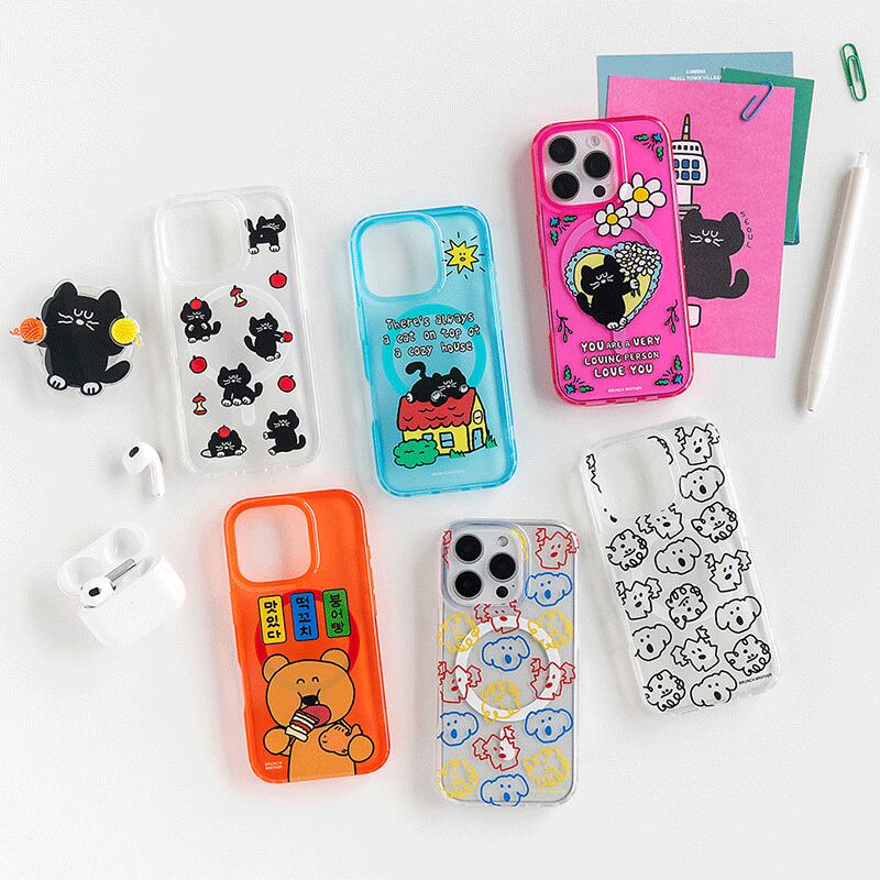 【商品名】 ロマネ ブランチ ブラザー MagSafe対応 iPhone Galaxy 防弾 ケース カバー スマホケース ROMANE Brunch Brother MagSafe GELL HARD CASE COVER 【対応機種】 ...