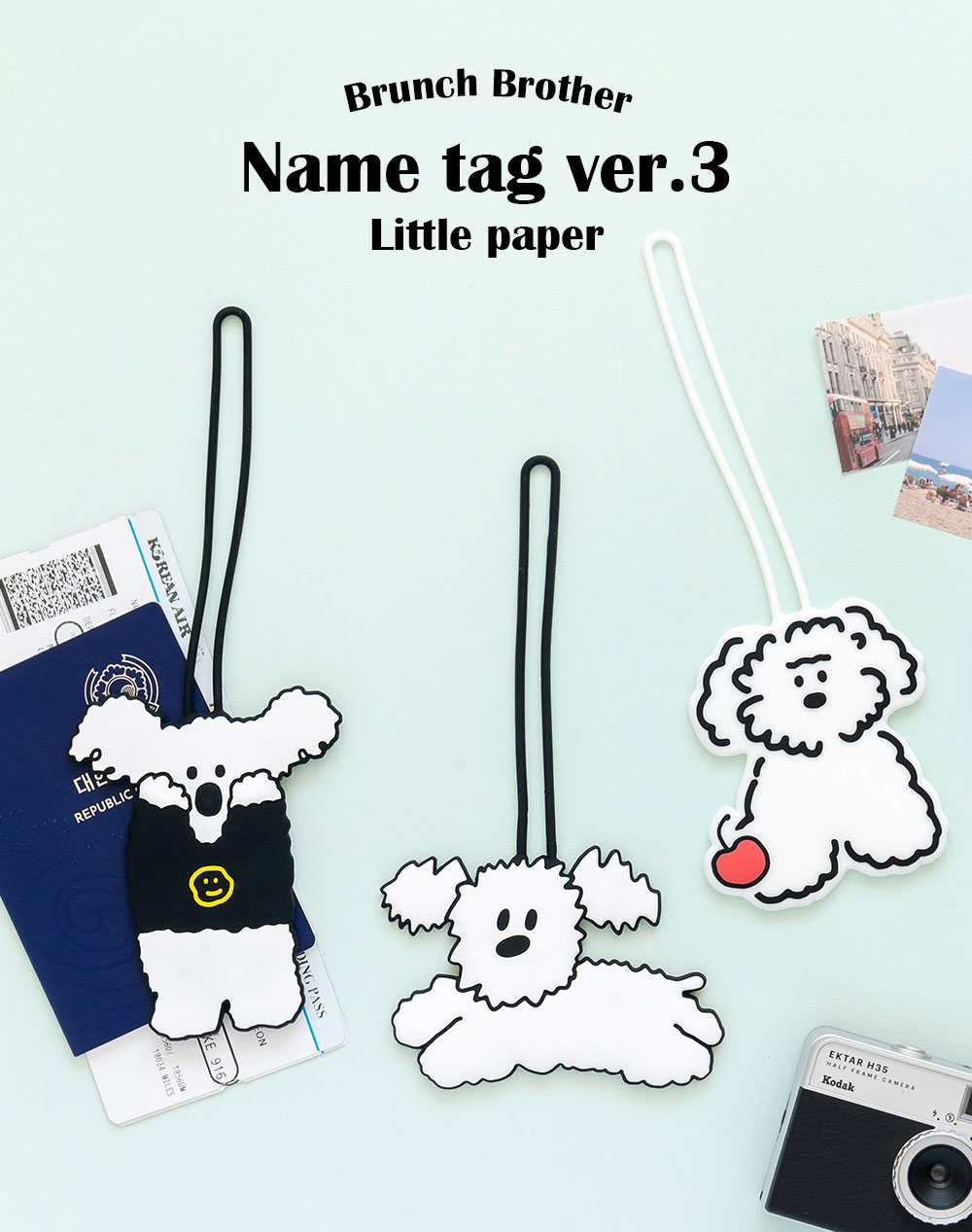 【商品名】 RO Brunch Brother NAME TAG ver.3 Little Paper ブランチ ブラザー スーツケース キャディバッグ ゴルフバッグ バックパック 名札 【サイズ】 【材質】 Silicone 【製造元】 ...