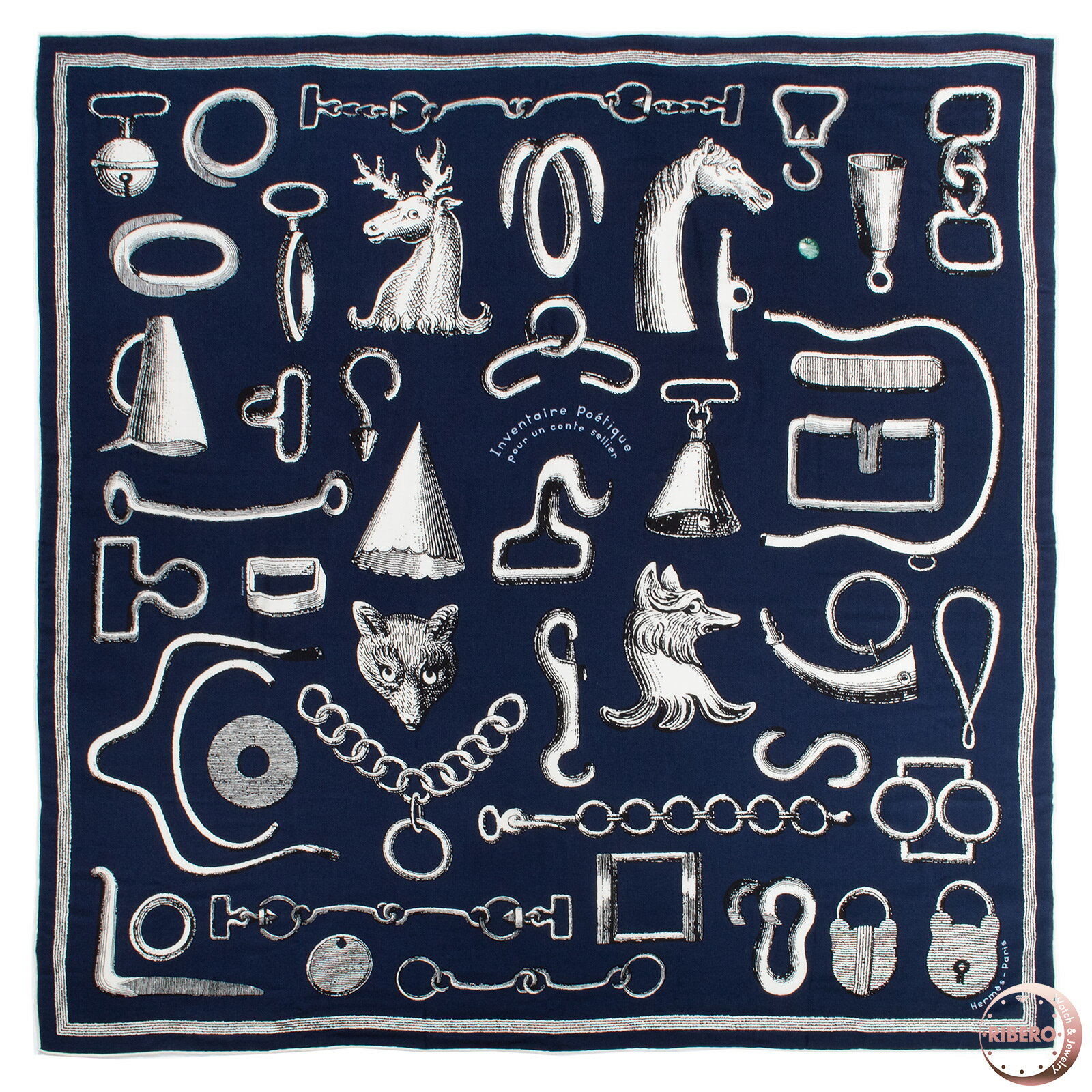 コンディション ※目立つ汚れ等もなくキレイな状態です 型番244193S 06 モデルカレ140 Inventaire Poetique pour un Conte Sellier 鞍職人の誌的な目録 カラー キャバン/ブラン/ノワール 素...