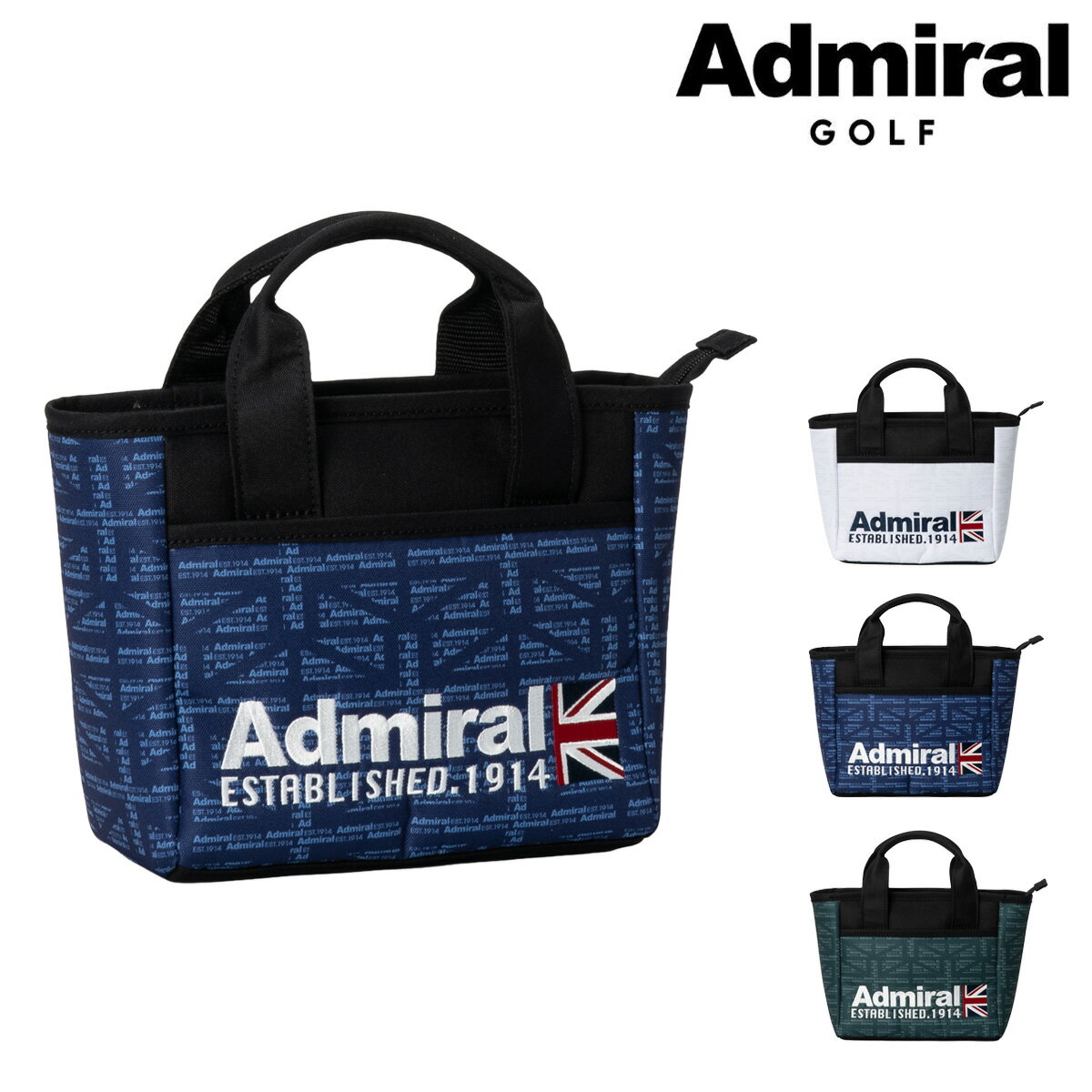 ITEM SPEC COLOR VARIATION ブランド：Admiral GOLF アドミラル ゴルフ UJモノグラムシリーズ。シンプルな形状と程よい大きさで使いやすい設計。正面と背面にアウトポケットを配置し、背面は2分割仕様で小物や携...
