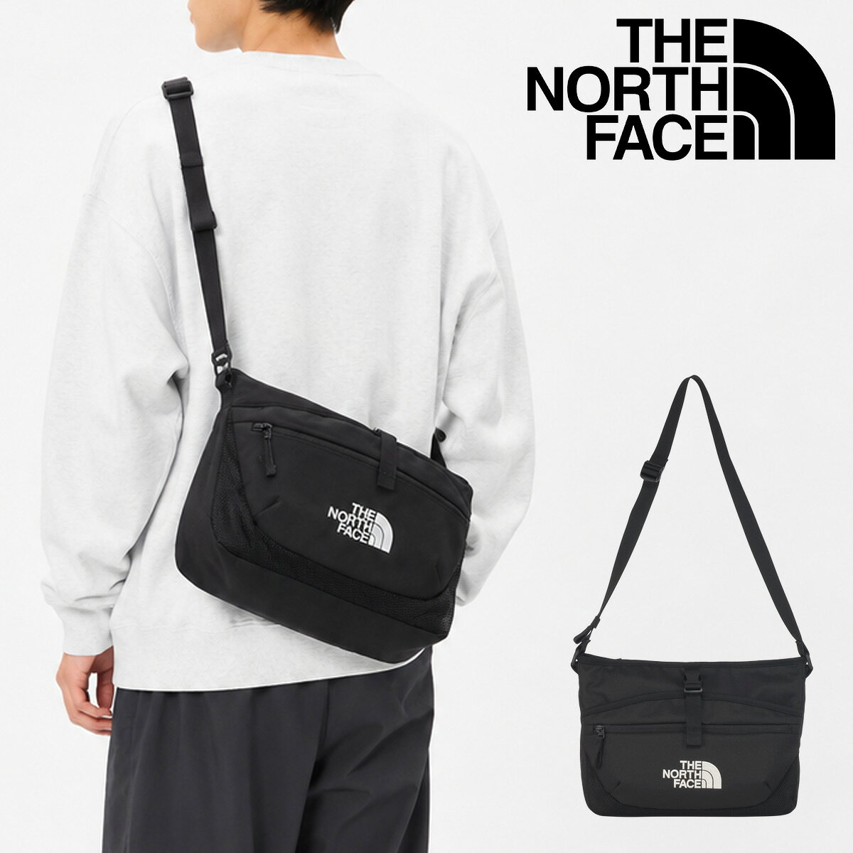 ITEM SPEC COLOR VARIATION ブランド：THE NORTH FACE ザ・ノース・フェイス サイズ：W29×H23×D9.5cmショルダー長さ：約73～119cm重量：約255g容量：約8L カラー：ブラック 素材：6...