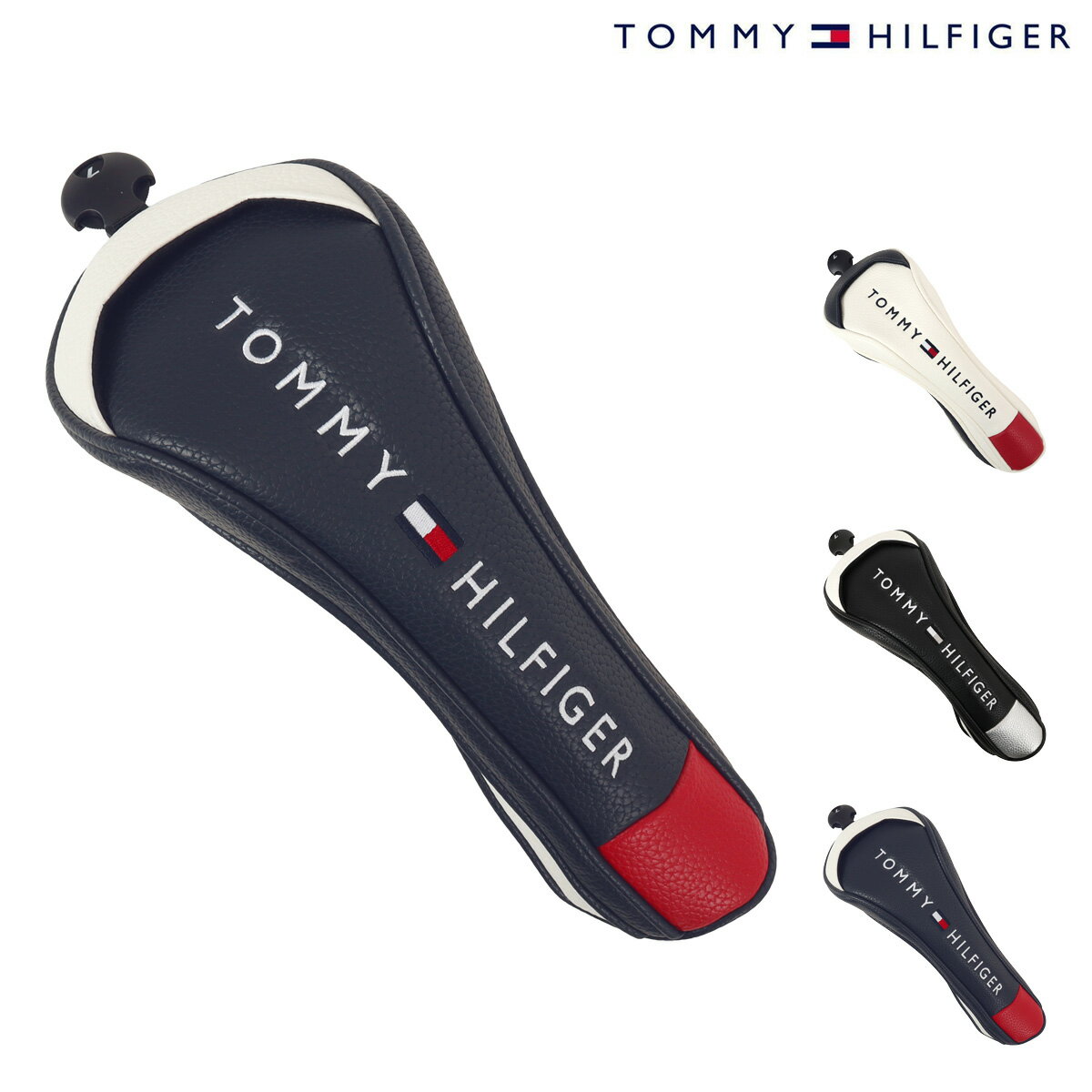 ITEM SPEC COLOR VARIATION ブランド：Tommy Hilfiger トミーヒルフィガー レザー調PU素材のスリップオンタイプヘッドカバー。内側には伸縮性の有るリブニットを使用しており、装着が容易で各種クラブヘッドにフ...