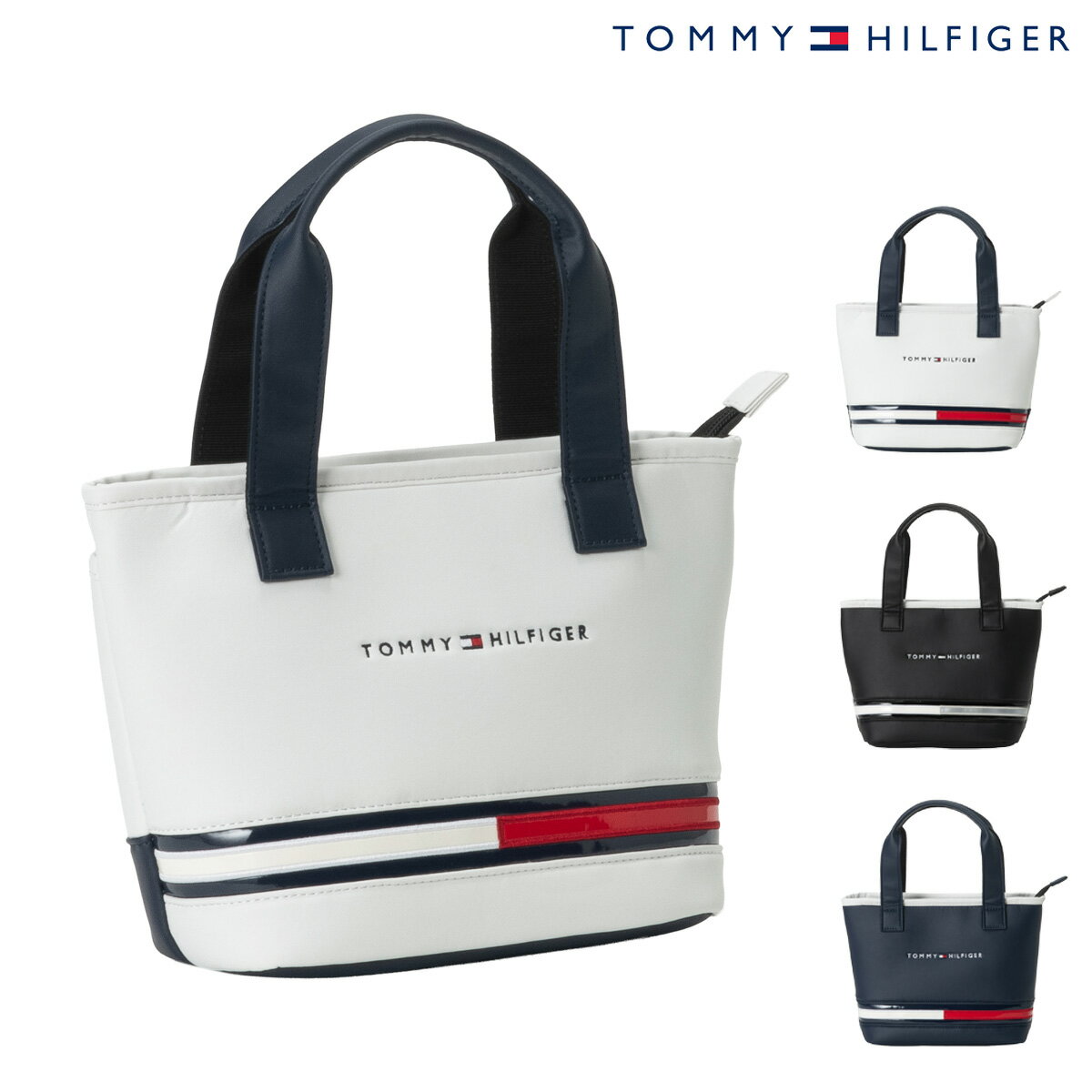 ITEM SPEC COLOR VARIATION ブランド：Tommy Hilfiger トミーヒルフィガー 軽量シボ合皮を使用し、軽さと持ち運びやすさを両立。ロゴは刺繍で表現し、ポイントにエナメル生地を使用することで上質な印象に。裏面に...