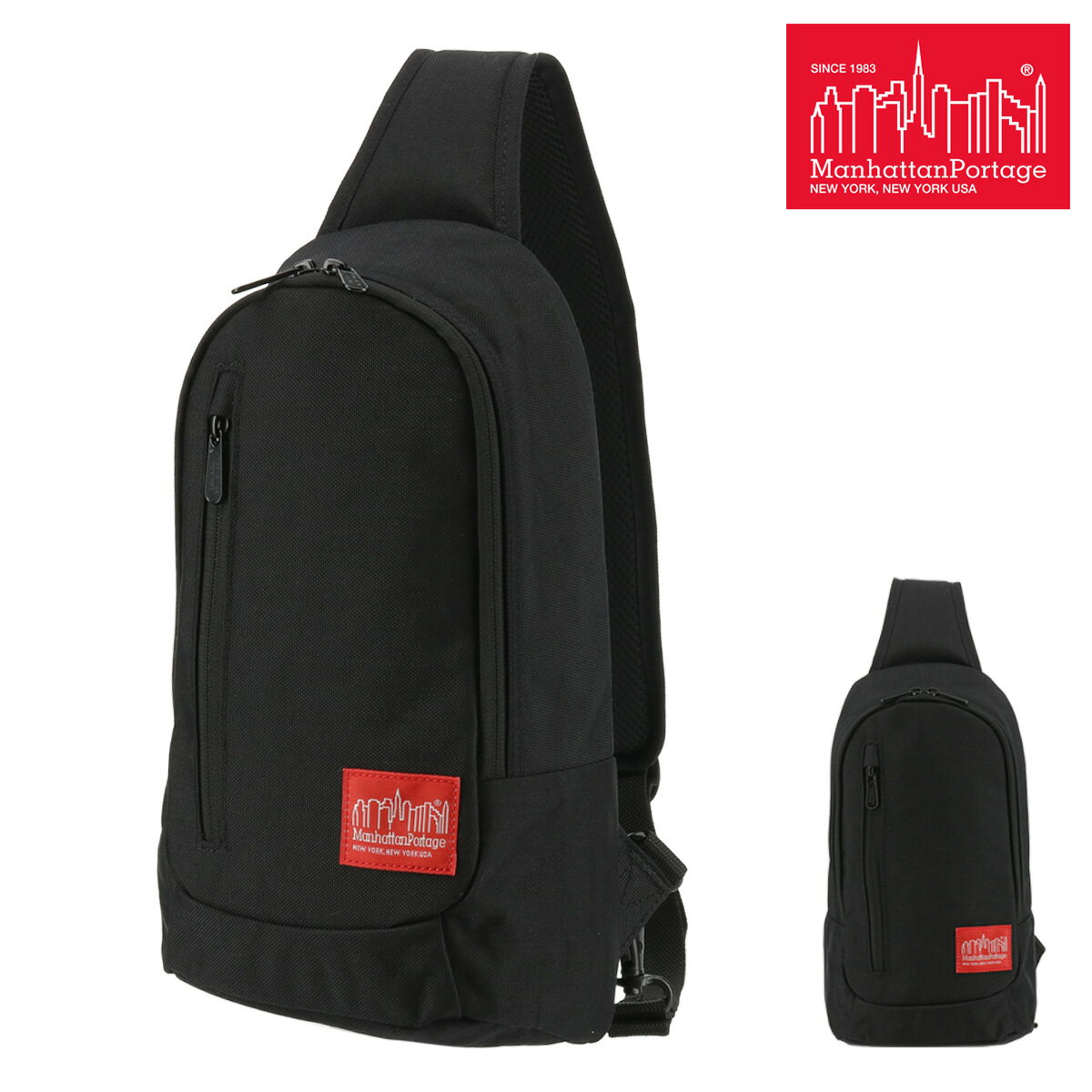 ITEM SPEC COLOR VARIATION ブランド：Manhattan Portage マンハッタンポーテージ マンハッタン ポーテージ伝統のシンプルな形状を特徴としたワンショルダーバッグ。 サイズ：約W18×H36×D11cm重...