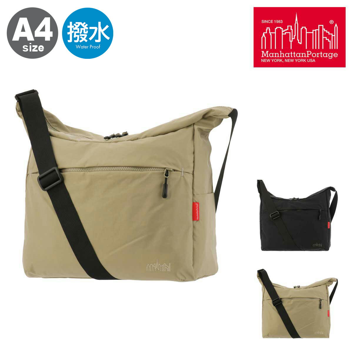 ITEM SPEC COLOR VARIATION ブランド：Manhattan Portage マンハッタンポーテージ 汎用性とデザイン性に富んだ新しいコレクションが誕生。従来のManhattan Portageの無骨でタフなイメージとは...