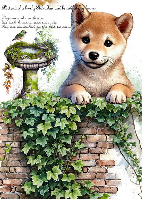 新入荷 オリジナル 生地 柴犬 ブロックデザイン ハンドメイド素材 パネル生地 印象的なワンボイントのデザインは主役にも脇役にもなる頼もしい存在です。 小物作成に適したサイズのブロックデザインです。別の布の上に縫い留めたり、貼り付けたりと汎...