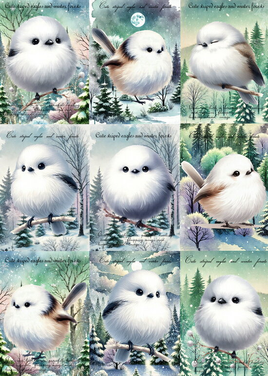 新入荷 オリジナル 生地 鳥 シマエナガ パネル生地 ハンドメイド素材 クラフト パネル生地 シノワズリ 印象的なワンボイントのデザインは主役にも脇役にもなる頼もしい存在です。 小物作成に適したサイズのブロックデザインです。別の布の上に縫い...