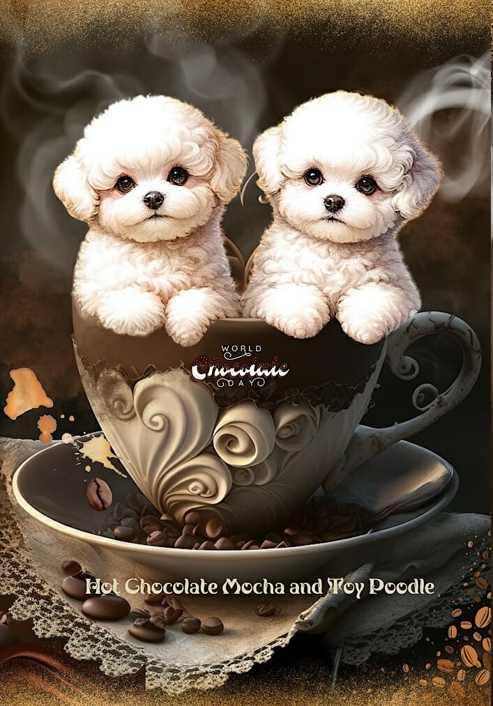 新入荷 オリジナル 生地 犬 パネル生地 ブロックデザイン ハンドメイド素材 クラフト アップリケ トイプードル 印象的なワンボイントのデザインは主役にも脇役にもなる頼もしい存在です。 小物作成に適したサイズのブロックデザインです。別の布の...