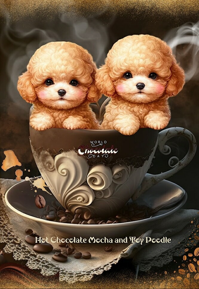 新入荷 オリジナル 生地 犬 パネル生地 ブロックデザイン ハンドメイド素材 クラフト アップリケ トイプードル 印象的なワンボイントのデザインは主役にも脇役にもなる頼もしい存在です。 小物作成に適したサイズのブロックデザインです。別の布の...