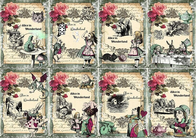 オリジナル 生地 不思議の国のアリス アリス生地 ブロックデザイン ハンドメイド素材 パネル生地 印象的なワンボイントのデザインは主役にも脇役にもなる頼もしい存在です。 小物作成に適したサイズのブロックデザインです。別の布の上に縫い留めたり...