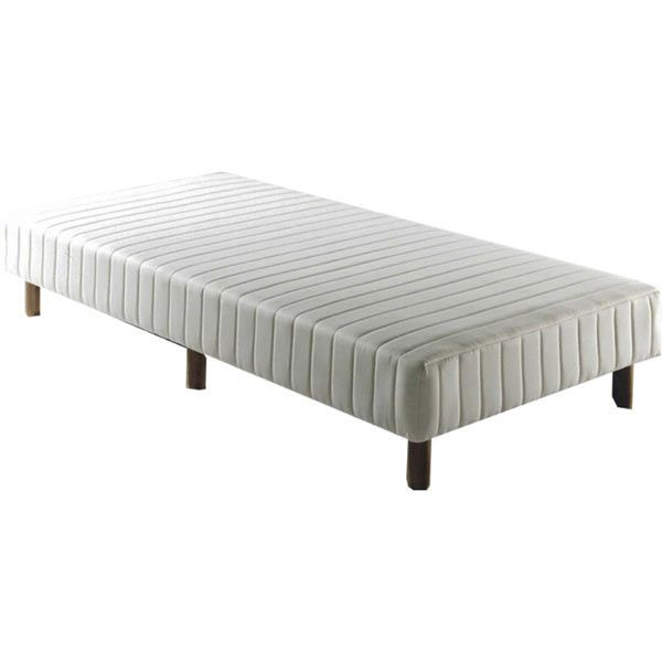 材質 生地：ポリエステル マット：ボンネルコイル サイズ 幅97×長さ195X高さ35cm 色 アイボリー・ブラウン・ブラック 特徴 お客様組み立て品(脚取り付け) 輸入品 マットレス厚み18cm 全国送料無料　(但し北海道・東北地方は別途...