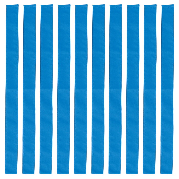 【商品説明】運動会や応援などに便利なカラーはちまきの10本セットです。カラーバリエーションが豊富なのでクラス分けできます。綿100％。●1個重量(g)：145●材質：綿【商品サイズ】巾約40mm×1.1m【セット内容】本体×10●梱包サイズ...