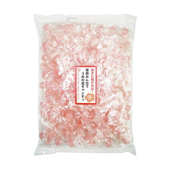 ●梅酢から抽出した梅塩を使った塩飴です。 ●体に良いだけではなく、しょっぱすぎない絶妙な塩加減です。 ●塩分だけではなく、梅の主成分クエン酸、カリウム等の各種ミネラルをおいしく補給できます。 ●熱中症予防に。 ●内容量：1kg（約320粒）...
