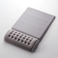 ■サイズ：W135×D220×H25mm ■材質：表面生地、リストレスト部:ポリウレタン / ベース:エラストマー / マウス操作面:PP ■カラー：グレー ■形状・柄：リストレスト一体型 ■その他：製品単体重量 0.286kg■パッケージ...
