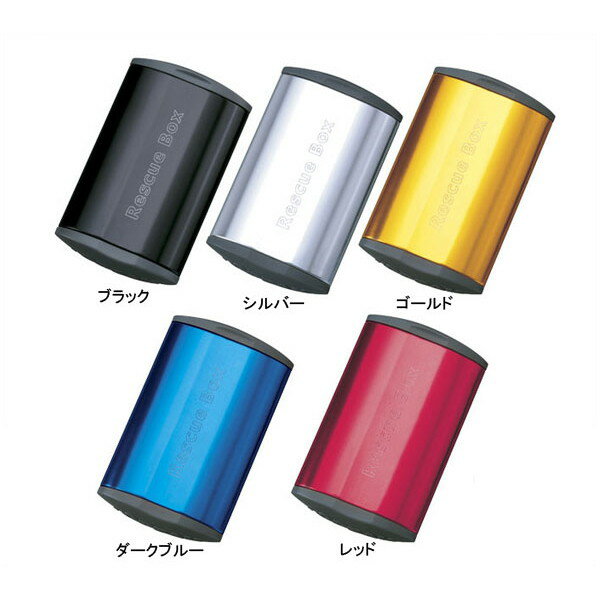 商品説明グルーレス パッチ6枚とサンドペーパー1枚がフラットなアルミケースに入ったレスキューボックス。■アルミ / エンジニアリング プラスチック ボックス■サイズ：L60 x W36 x H12mm■重量：18g■カラー：ブラック、シルバ...