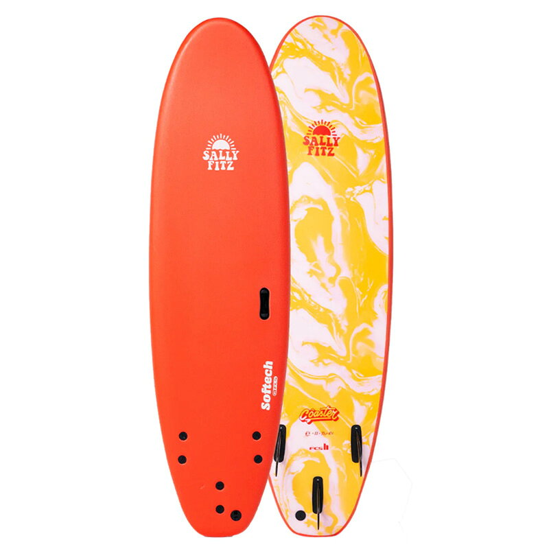 SOFTECH Sally Fitz Coaster 6'0 / ソフテック サリー フィッツ コースター 6'0 カラー PINK サイズ 6'0"x21 3/4”x3 7/16” （約182.9x55.2x8.7） CL値（浮力） 57...