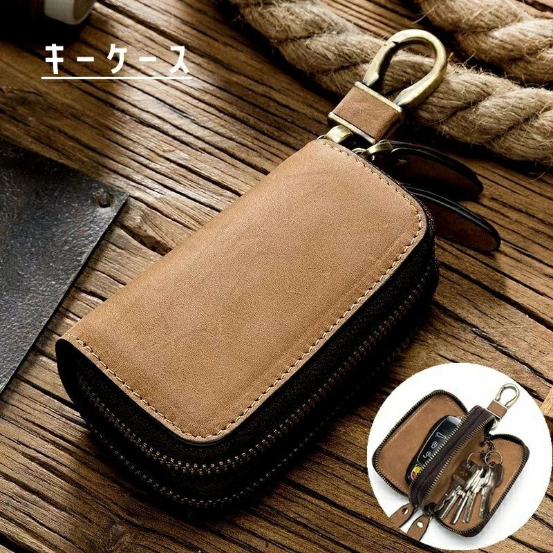 商品説明 商品名 キーケース 革 スマートキー メンズ レザー スマート キーケース 牛革 キーケース メンズ 車 2個収納 ダブルファスナー ポケット 便利 大容量 本革 スマートキーケース おしゃれ コンパクト スマートキーケース 商品...