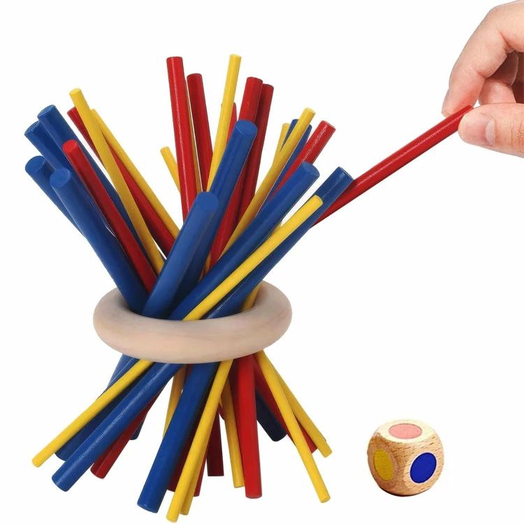 【商品コード】：y813446【カラー】写真通り原産国 : 中国【この商品について】【材質・仕様】:高級な樺の木で作られ、適度な重さで手触りがとても良く、安全の塗料を採用し特殊マット仕上げで安心・安全に繋ぎます。セット内容：青スティック*9...