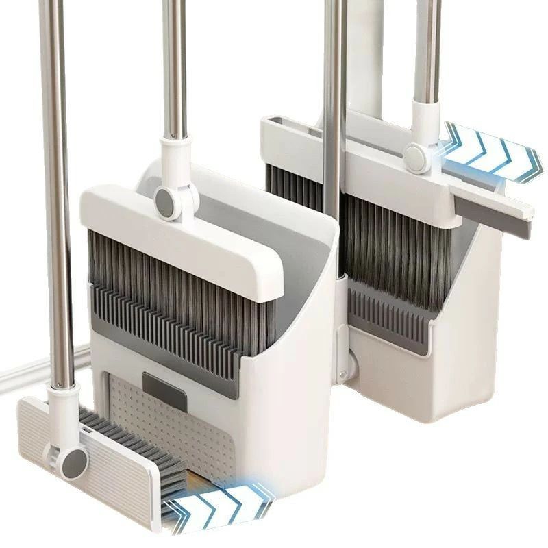 【製品詳細】【収納便利】使わない時にはちりとり部分付いているホルダーと活動できなデザインで、簡単にほうきと繋がって立てたまま狭いコーナーに収納することができます。持ち手部分にはフックを通せる穴が開いていますので、壁に掛けて収納もできます。【...