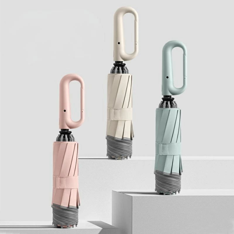 【商品コード】：y558089【商品名】：日傘 雨傘【生地】：ポリエステル【カラー】：ベージュ、ピンク、グリーン、ブルー、ブラック、グレー【中棒】：ステンレス*骨の本数：10本*収納時全長： 三段折37.5cm*開く時直径：105cm※簡易...