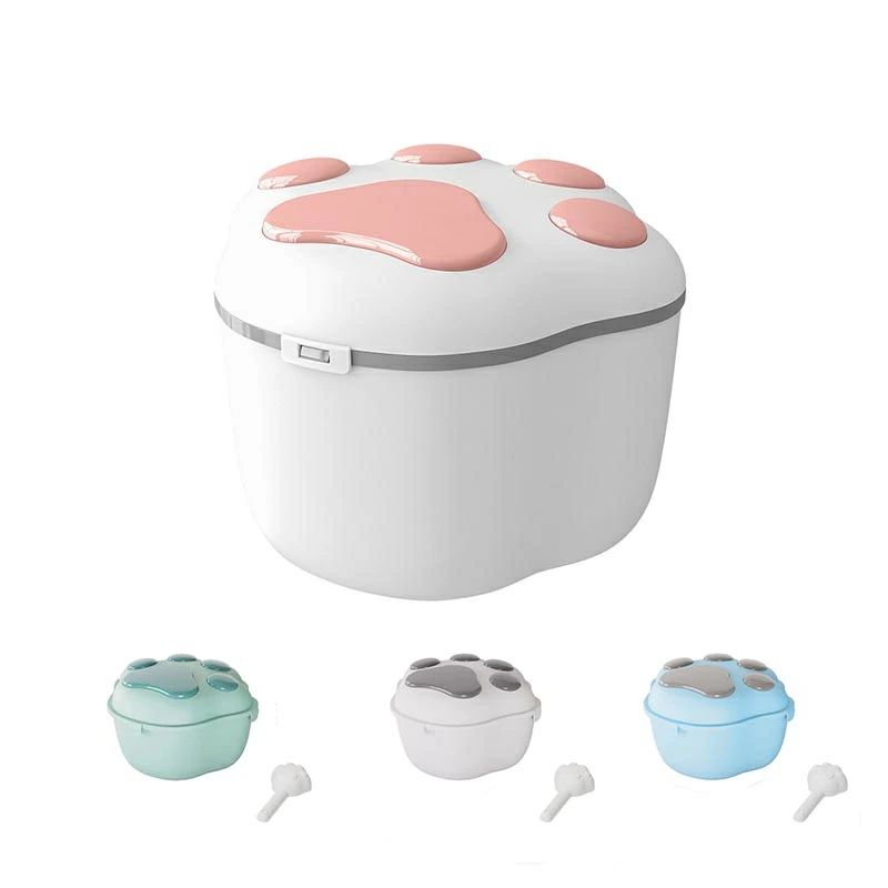 【商品コード】：y557808【カラー】グリーン、ブルー、グレー、ピンク【サイズ】大きいサイズ/小さいサイズ原産国：中国この商品について【食品級PP材質】このフードストッカーは食品レベルのPP材質を使用、高品質で匂いなし、ペットの安全を守り...