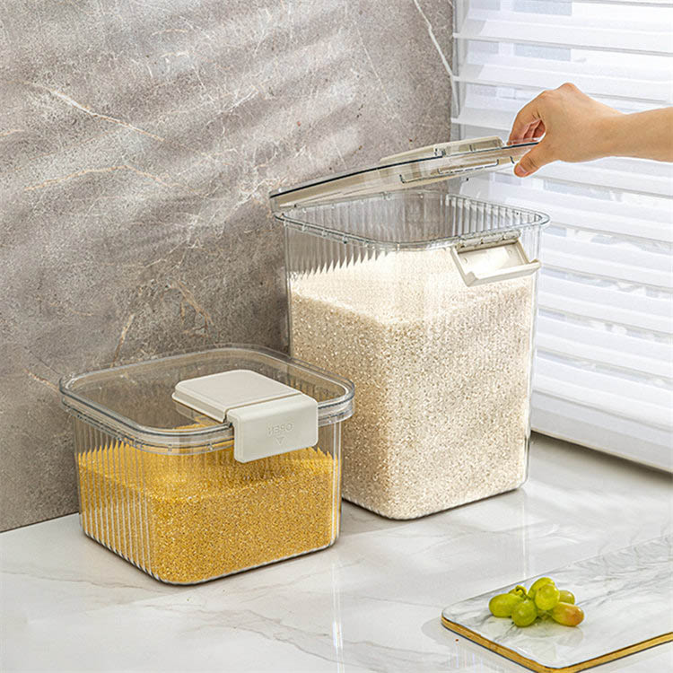 【商品コード】：y557024 【カラー】：タイミング機能/タイミング機能(無) 材質：PET 原産国：中国 容量：5KG / 10KG 機能：シーリング/保存/防湿/防塵 ※商品説明 【特徴】 1.スタイリッシュなデザインで、キッチン・収...