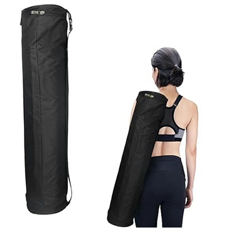 【商品コード】：y813259【カラー】ブラックサイズ：長さ72cm×直径16cm材質：オックスフォード布原産国 : 中国【この商品について】【プレミアム素材】：ヨガマットバッグはオックスフォード布でできており、撥水加工していることで防汚、...