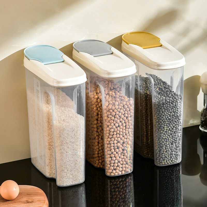 -大容量雑穀密封缶は、大量の豆や雑穀を保存することができます。-食品級の材質で作られて、安全で信頼できて、保存食品の衛生と健康を保証します。-密閉性が強く、虫や湿気を防ぎ、食品の鮮度や食感を保ちます。-多機能収納設計で、雑穀や豆を整理、分類...