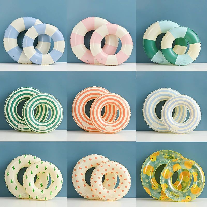 ※商品情報 生産地:中国 サイズ：60、70、80、90、100 素材：PVC プールやビーチで映える、カラフルな浮き輪やおしゃれな浮き輪がラインナップ！親子や兄弟姉妹、お友達とお揃いで使うと、いつもよりも気分も楽しさもUP間違い無し！ 遊...