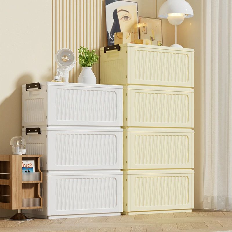 特大容量：収納ボックスには特大容量があり、衣類、おもちゃ、その他の雑貨など、あらゆるものを簡単に収納でき、自宅で使用して物を整理し、スペースを整頓するのに役立ちます。積み重ね収納：収納ボックスのユニークな積み重ね収納設計により、複数の収納ボ...