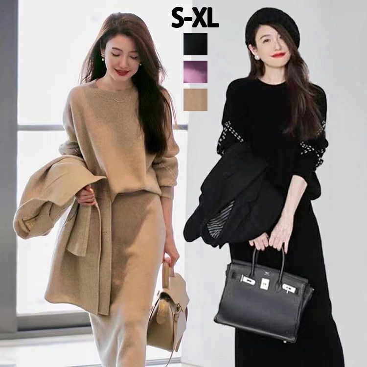 ※ モニターの発色の具合により実際の商品と色が異なる場合がございます。サイズ（cm）【トップス】着丈57cm　バスト114cm　肩幅59cm　袖丈47cm【スカート】着丈80cm　ウエスト64cm　ヒップ96cm※サイズは人の手によって測っ...