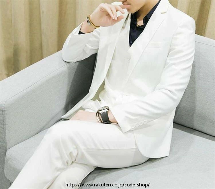 商品の詳細 内容 ジャケット＋ベスト＋パンツ 素材 ポリエステル ●伸縮性：なし　●生地厚さ：普通 生産国 中国 カラー 写真通り サイズ(単位：cm) M/L/XL/2XL/3XL 商品について ※サイズ表記は目安です。若干の誤差がある場...