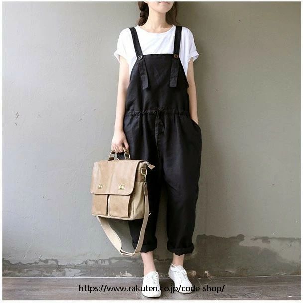 ■商品説明カジュアルスタイルを女性らしく仕上げたサロペットワイドパンツが登場!すっきりシルエットに見せてくれる無駄なデザインもないのでデイリーに取り入れやすいのが魅力的どんなコーデにもぴったり合ってくれるこれからのシーズンに大活躍！■サイズ...