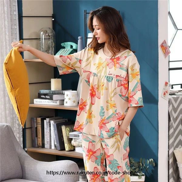 パジャマの通気性に優れたコットンが、ムレずにサラサラな寝心地を実現、オーガニックな安らぎで、快眠をサポートします。普段遣いの部屋着、ルームウェアとしてはもちろんのこと、トラベルパジャマ等、持ち運びや収納に便利です。■サイズM L XL 2X...