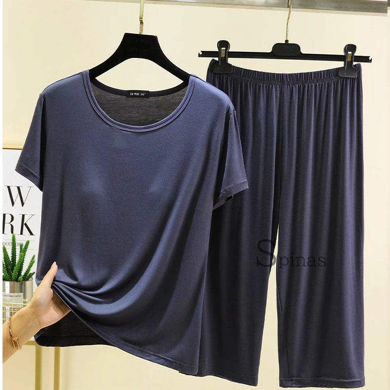 締め付けないカップ 上下セット 柔らかもっちり パット付半袖Tシャツ ラウンドネック アンダーフリー ゴムなし ブラトップ 半袖 前のみ パッドのみ 固定 ルームウェア カップ付き ハーフパンツ 短パン 送料無料 インナー アウター■　商品...