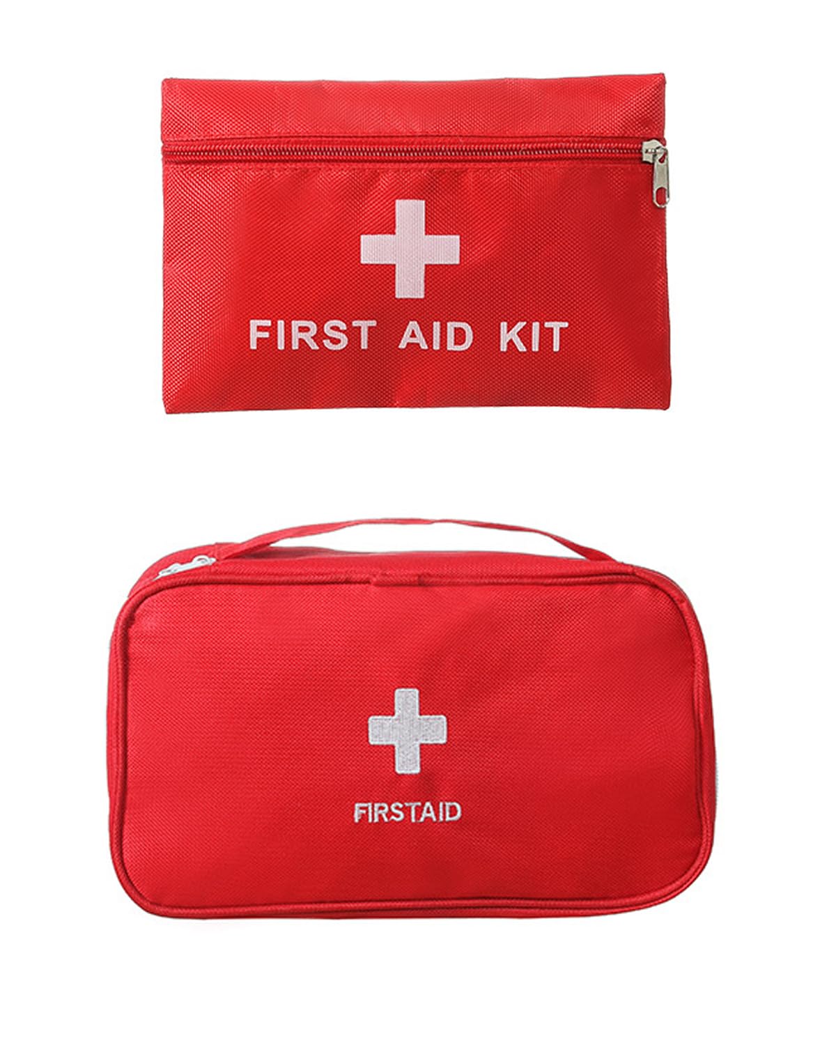 ? 【セット内容】小さいサイズの救急袋*1、大サイズの救急袋*1。小さいサイズ：20×14cm、大きいサイズ：23×13×7.4cm。（医療用品などは含みません）? 【材質】優れた防水ナイロンを採用して、破れや汚れにくい、柔らかくて耐久性が...