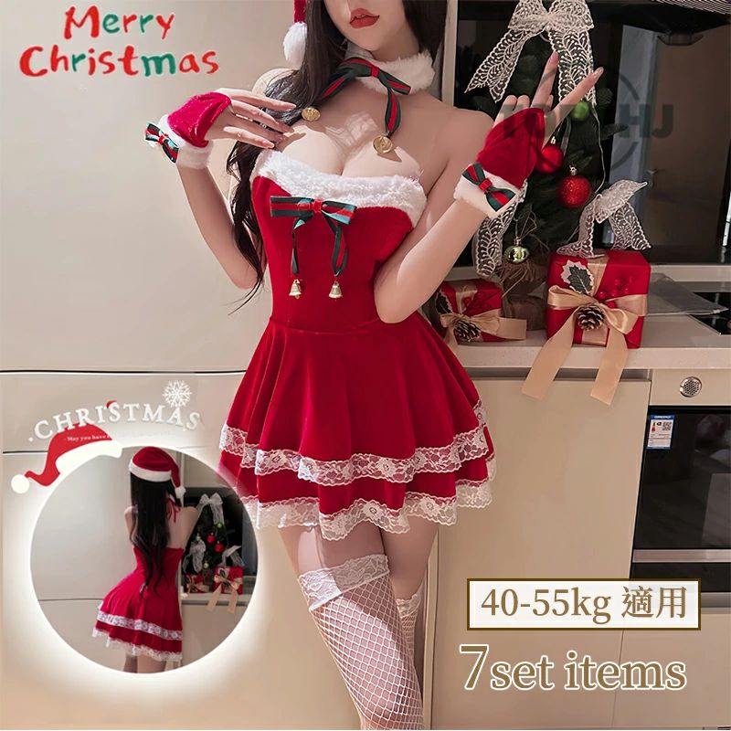商品名：クリスマス バニーガール コスプレ レディース サンタ コスプレ レディース商品紹介：冬のイベントが待ちきれないあなたにぴったりの、クリスマス バニーガール コスプレの登場です！赤を基調としたセクシーなミニスカサンタのワンピースと、...